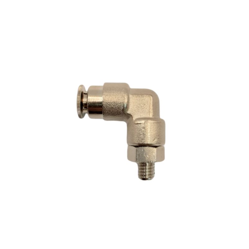 Racor 90º engrase alta presión rosca M6 - tubo 6mm - Tecnoagri